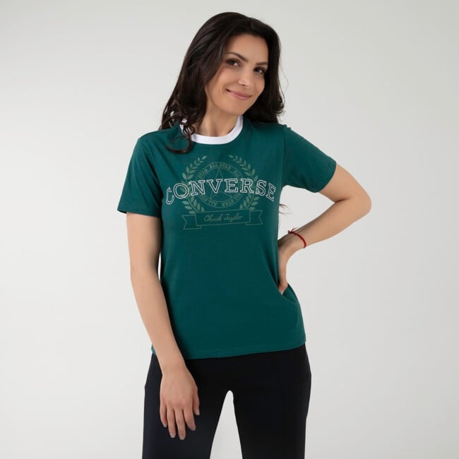 CONVERSE WOMEN'S RETRO CHUCK CONVERSE TEE marškinėliai