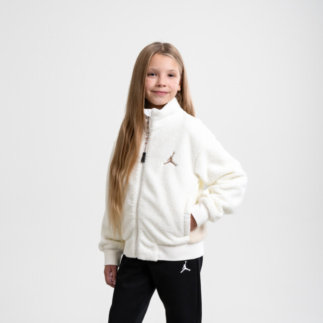 JORDAN GIRLS JUMPMAN SHERPA JACKET striukės ir parkos