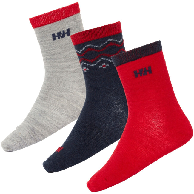 HELLY HANSEN K WOOL SOCK 3PK kojinės