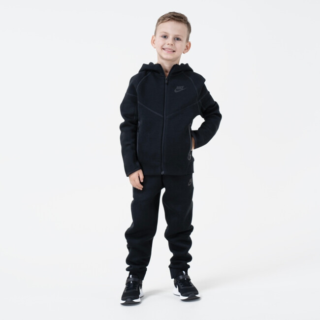 NIKE SPORTSWEAR KIDS TECH FLEECE FULL-ZIP 2-PIECE HOODIE SET sportiniai ...