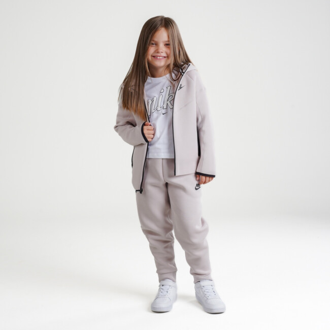NIKE SPORTSWEAR GIRLS TECH FLEECE FULL-ZIP SET sportiniai kostiumai