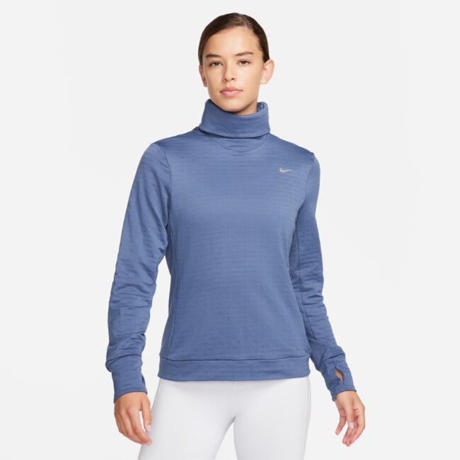 NIKE THERMA-FIT ELEMENT SWIFT WOMEN'S TURTLENECK RUNNING TOP marškinėliai