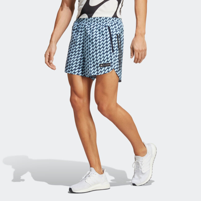 ADIDAS MEN'S ADIDAS X MARIMEKKO RUN ICONS 3-STRIPES SHORTS šortai