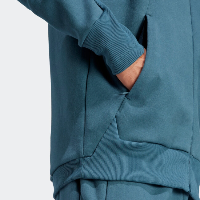 ADIDAS MENS Z.N.E. PREMIUM FULL-ZIP HOODED TRACK TOP džemperiai