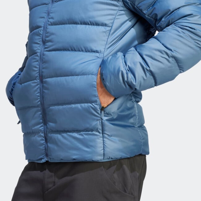 ADIDAS MENS TERREX MULTI LIGHT DOWN HOODED JACKET striukės ir parkos