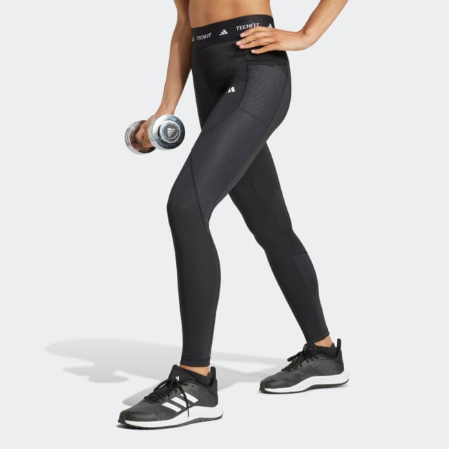 ADIDAS WOMEN'S TECHFIT COLD.RDY FULL-LENGTH LEGGINGS kelnės