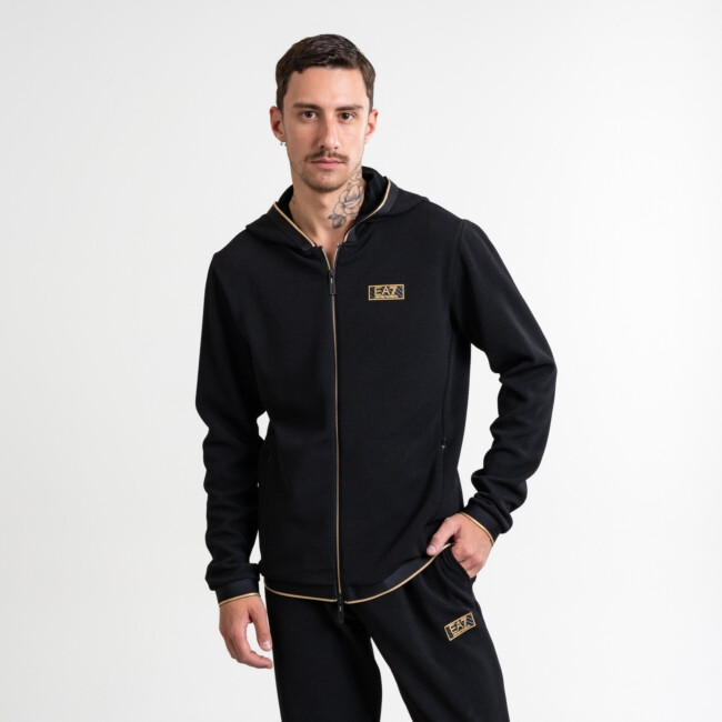 EA7 MEN'S GOLD LABEL HOODIE džemperiai