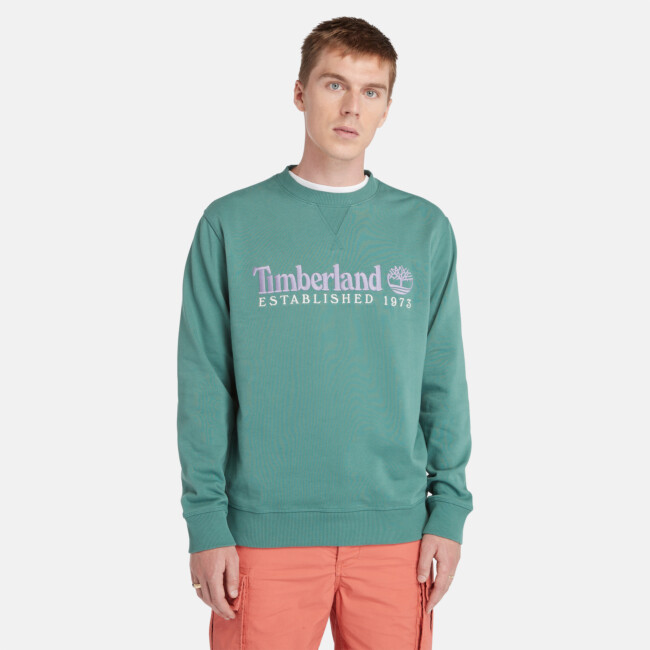 TIMBERLAND MEN'S EST. 1973 LOGO CREWNECK SWEATSHIRT džemperiai