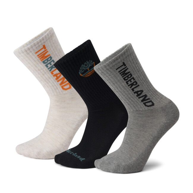 TIMBERLAND MEN'S SPORT CREW SOCKS 3-PACK kojinės