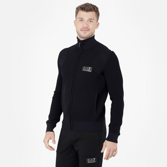 Ea7 men's gold label full zip knit cardigan | Džemperiai | Pirk ...